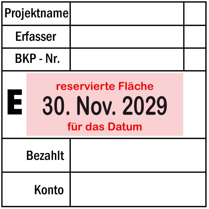 Kontierungsstempel – mit Datum ab Vorlagen gestalten und bestellen