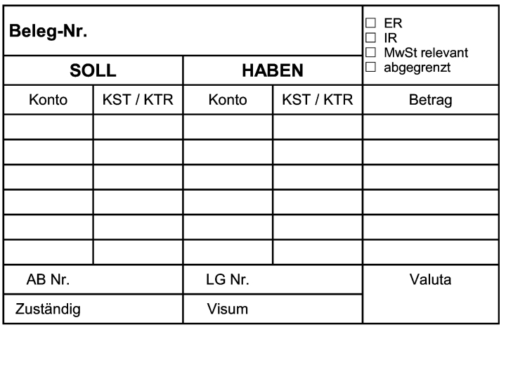 Kontierungsstempel – mit Datum ab Vorlagen gestalten und bestellen
